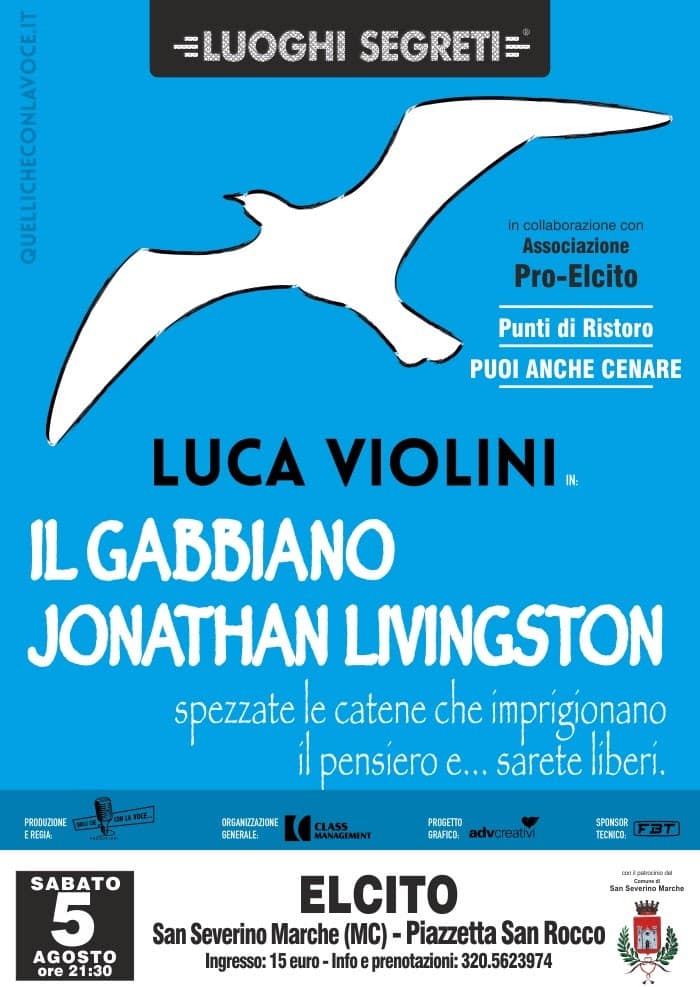 Luca Violini - Il Gabbiano Jonathan Livingston 5 Agosto 2017 - Elcito